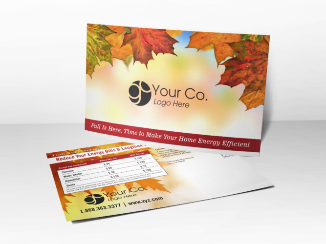 Fall HVAC Postcard Template Bedrock Markets Fall HVAC Postcard Template Bedrock Markets